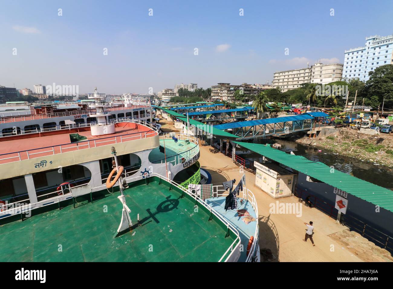 Sadarghat is situated on the banks of the Buriganga river. It is known ...