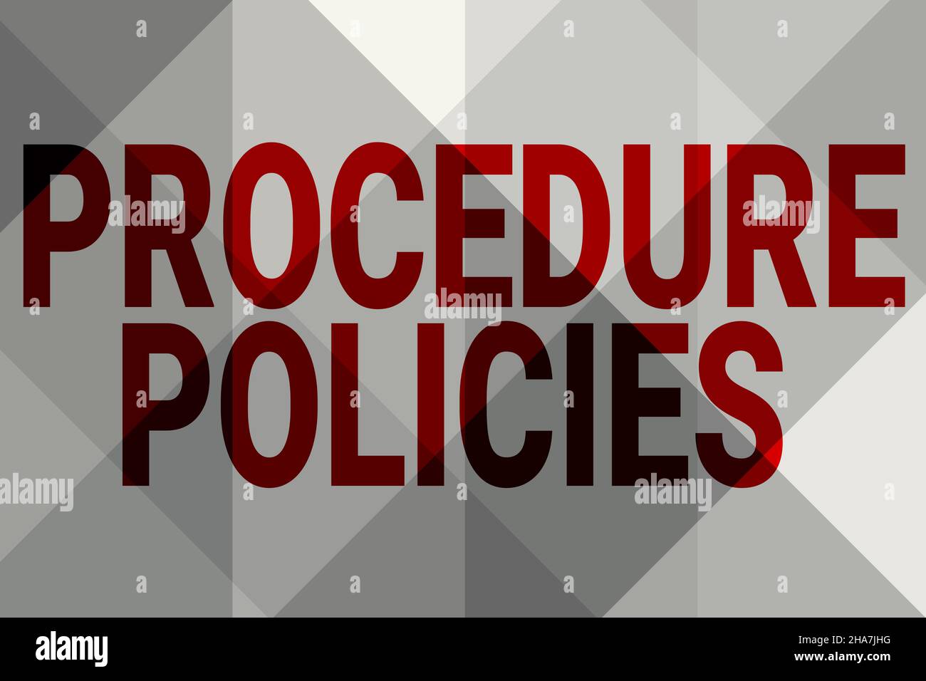 Hand writing sign Procedure Policies. Concept meaning Steps to Guiding ...