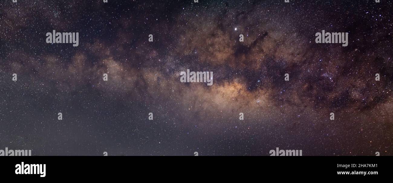 Wide Galaxy And Stars