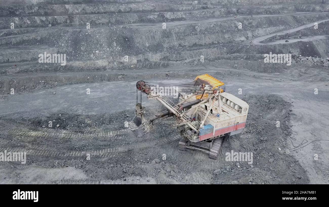 Digger on top of rubble hi-res stock photography and images - Alamy