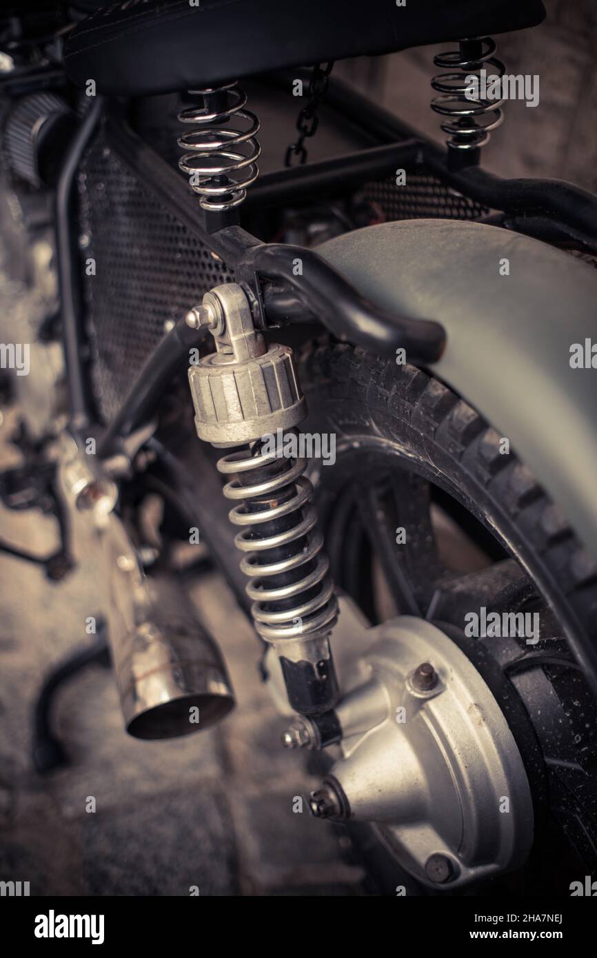 Rear shock absorbers hi-res stock photography and images - Alamy