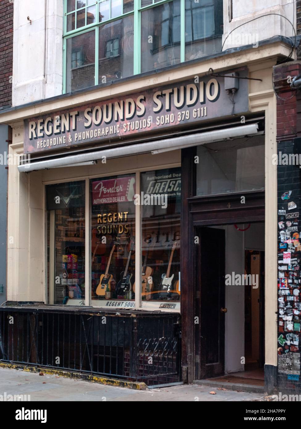 Regent Sounds Studio, Denmark Street, London, UK Stock Photo - Alamy