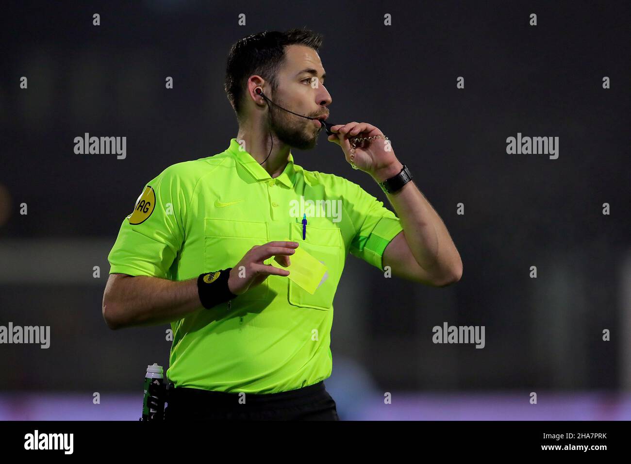 EINDHOVEN, NETHERLANDS - DECEMBER 10: Referee Marc Nagtegaal during the ...