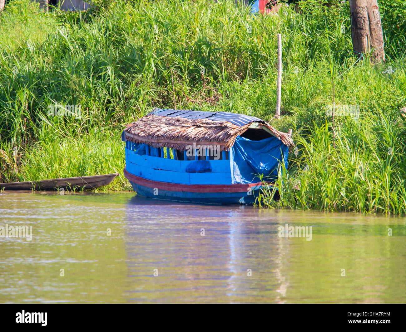Amazonia, Peru, December - 2017: Water transport in the Amazon ...
