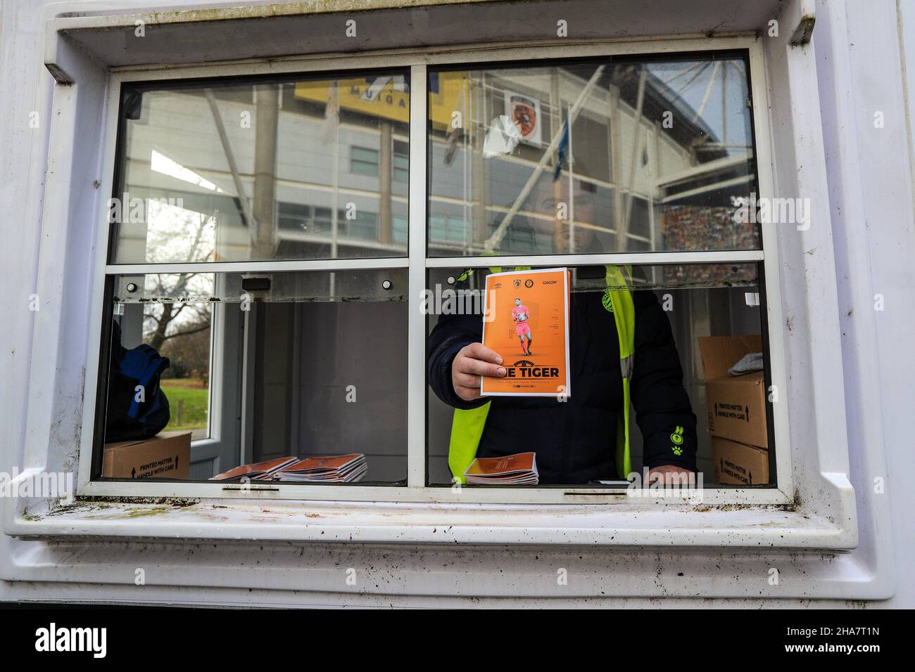 Today's match day programme with Nathan Baxter #13 of Hull City on the ...