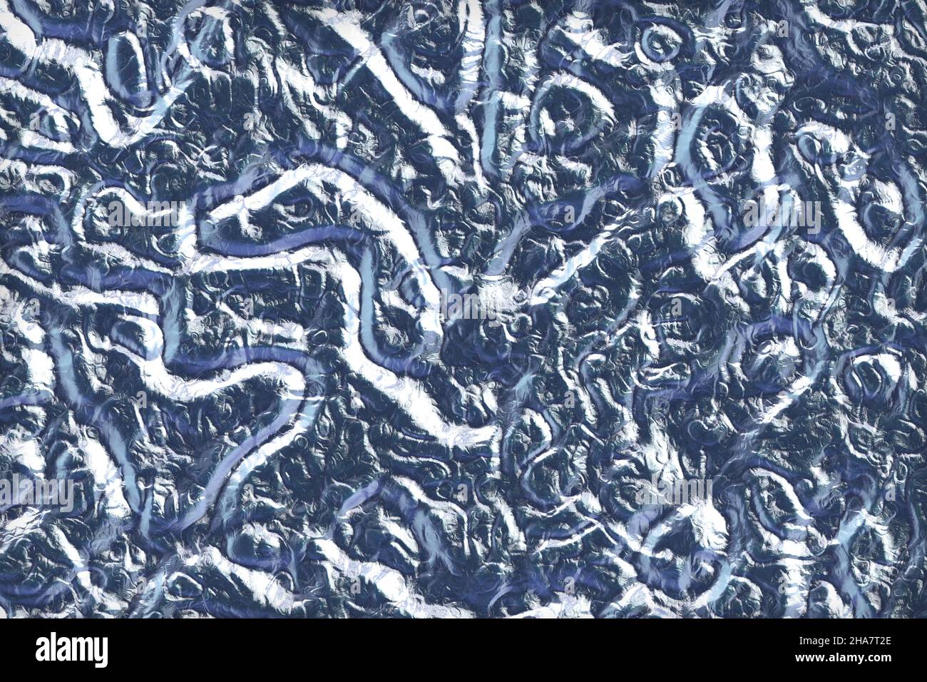 cute liquid glossy metal ripple digital graphic texture or background ...