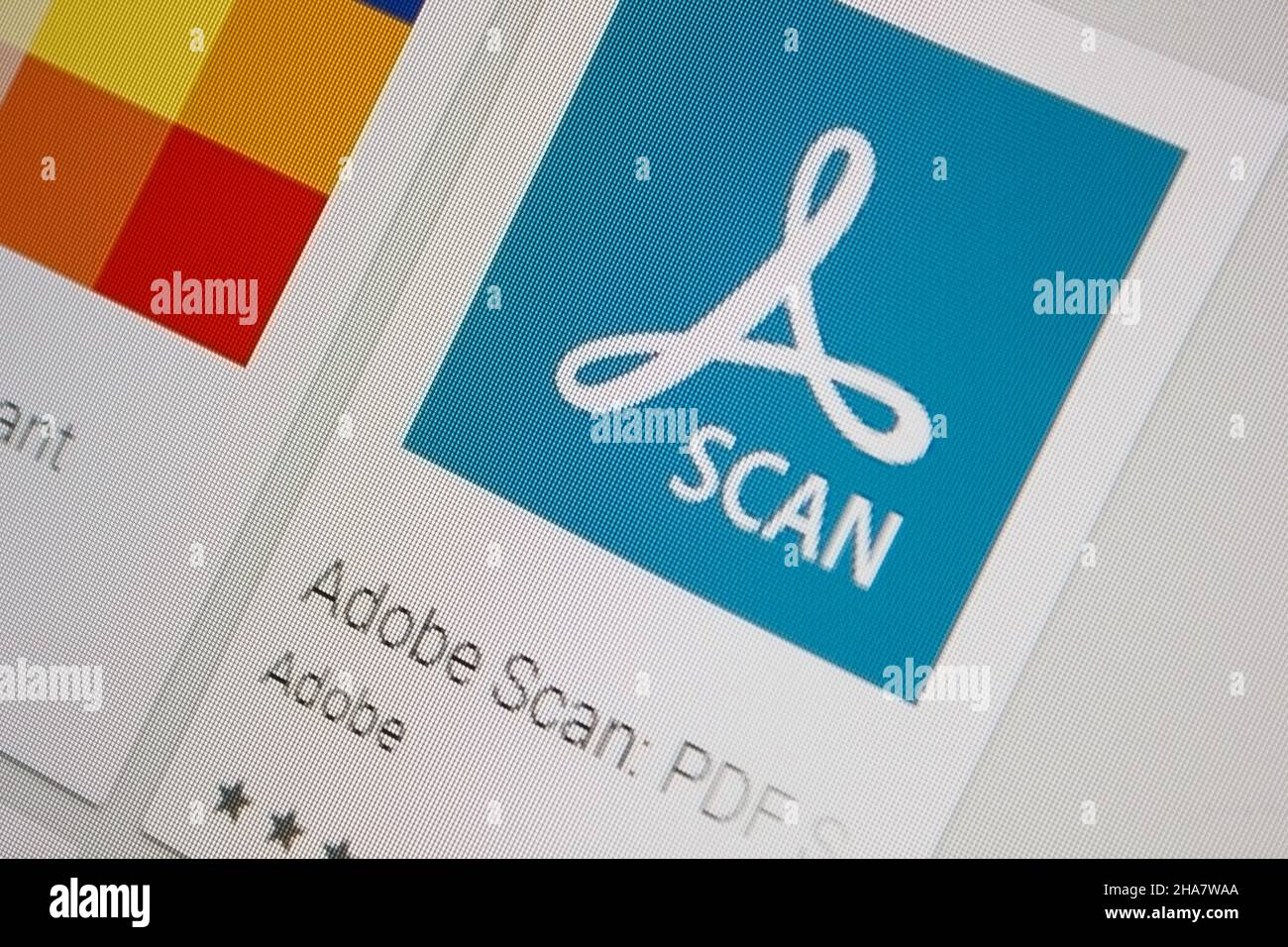 Adobe scan logo hi-res stock photography and images - Alamy