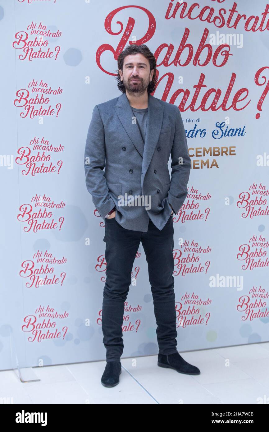 Italian actor and director Alessandro Siani attends the photocall of ...