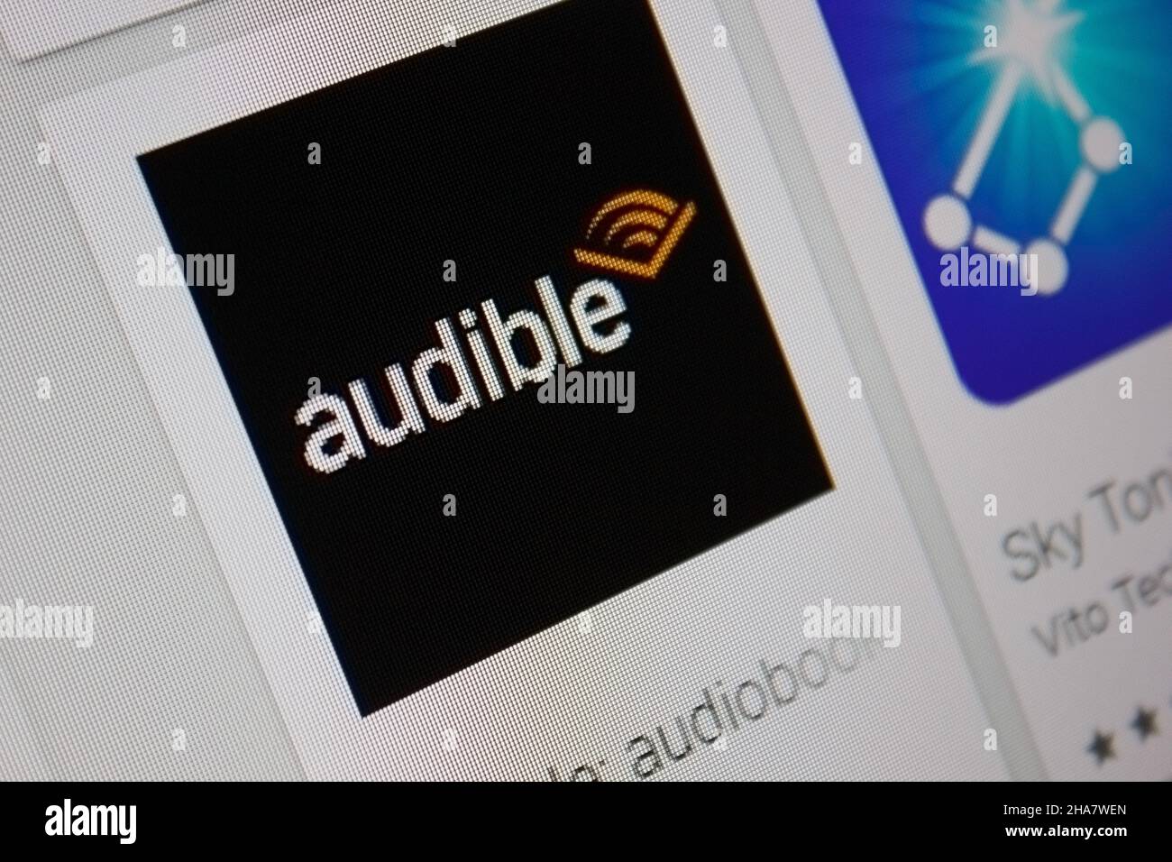 Audible app logo hi-res stock photography and images - Alamy