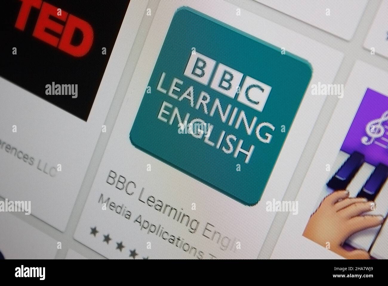 Bbc learning english app hi-res stock photography and images - Alamy