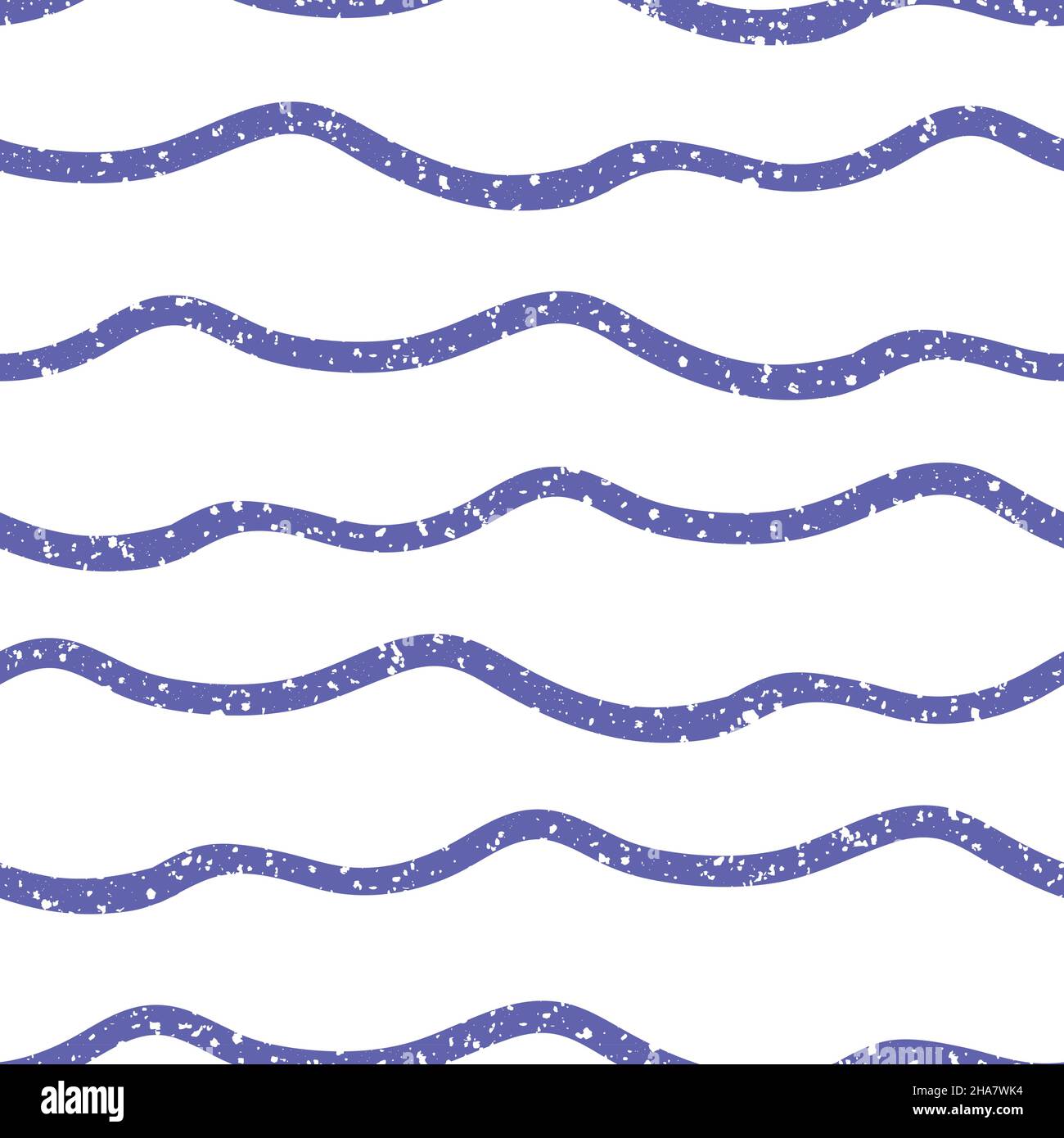 Vector wavy lines pattern background. Seamless hand drawn backdrop ...