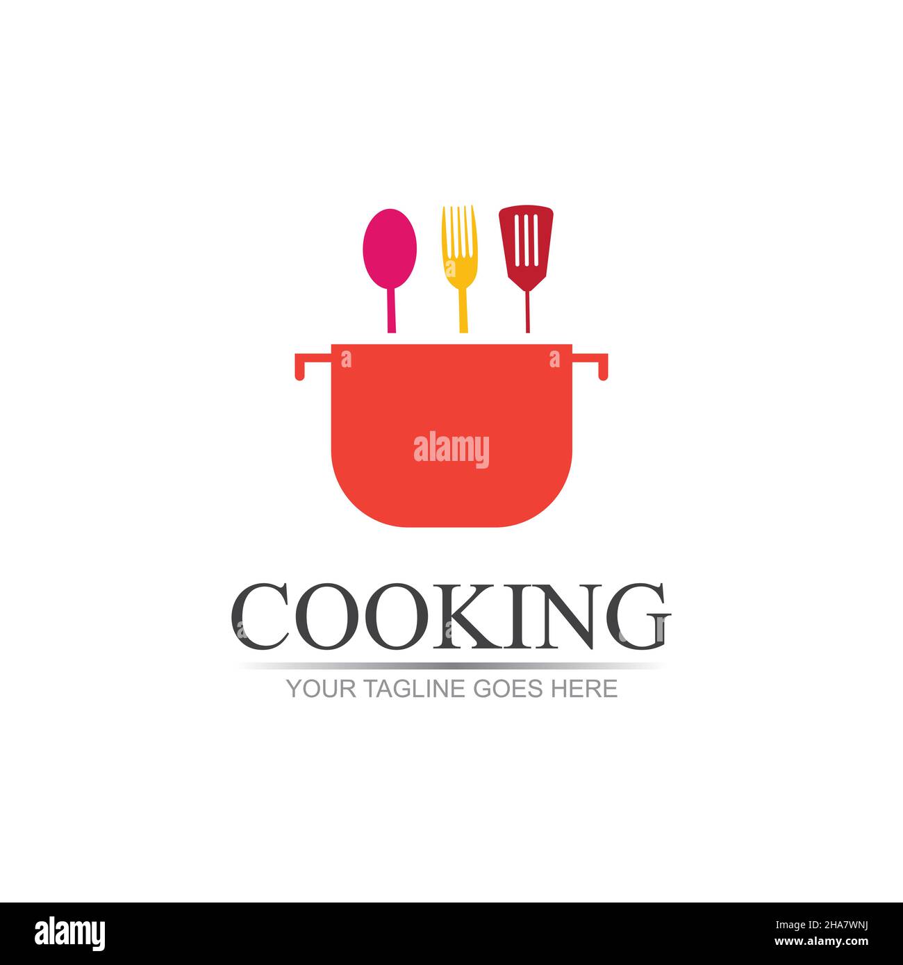 cooking logo symbol illustration design template Stock Vector Image ...