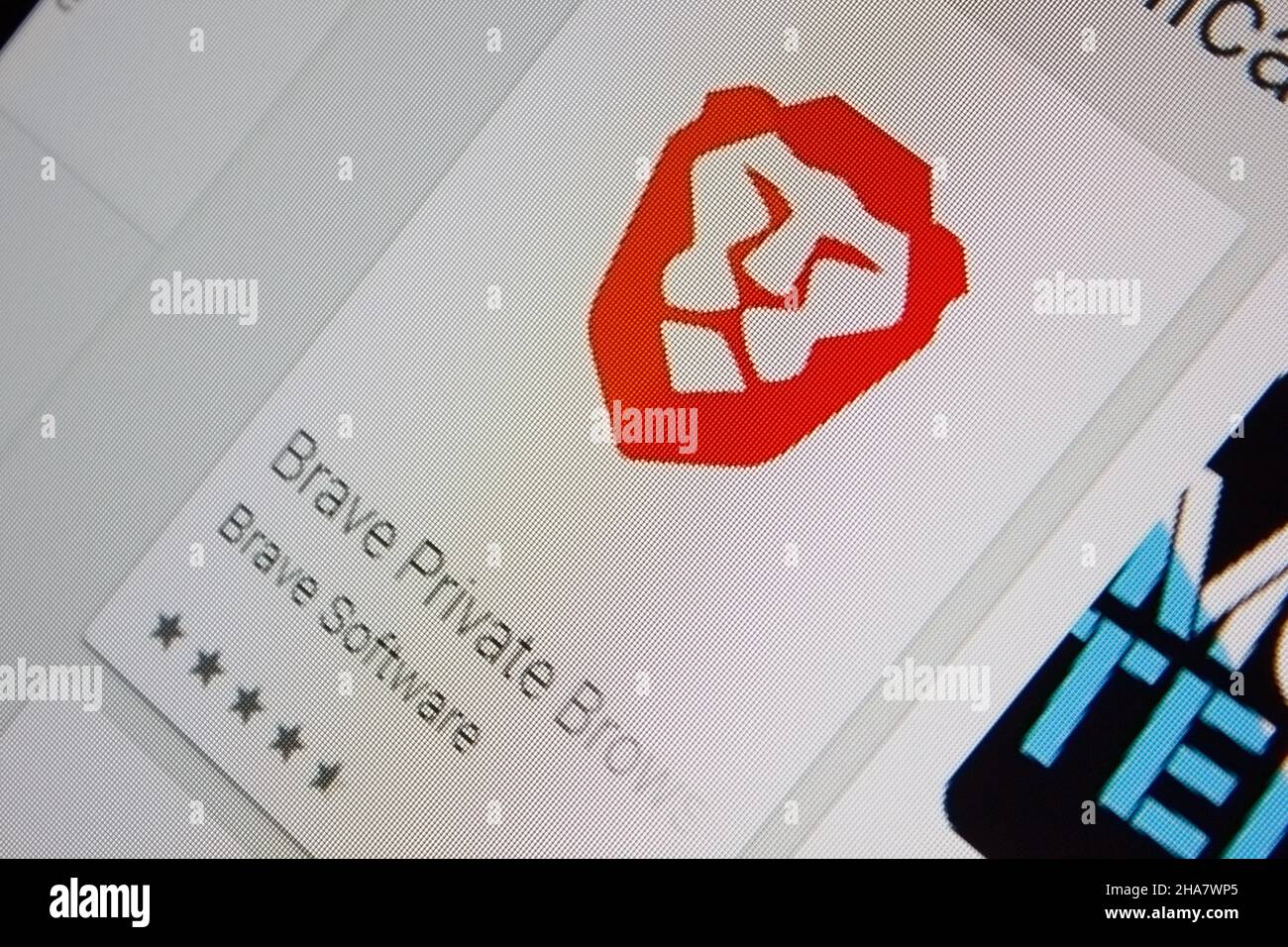 Brave browser logo hi-res stock photography and images - Alamy