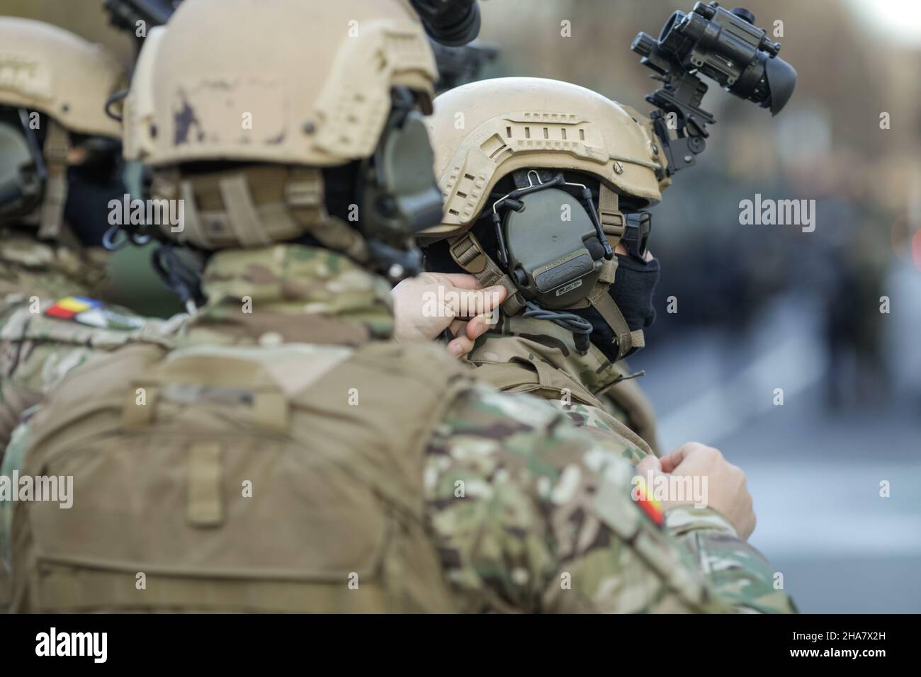 Bucharest, Romania - 1 December, 2021: Romanian army special forces ...