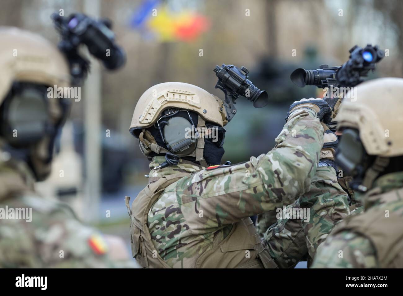 Bucharest, Romania - 1 December, 2021: Romanian army special forces ...