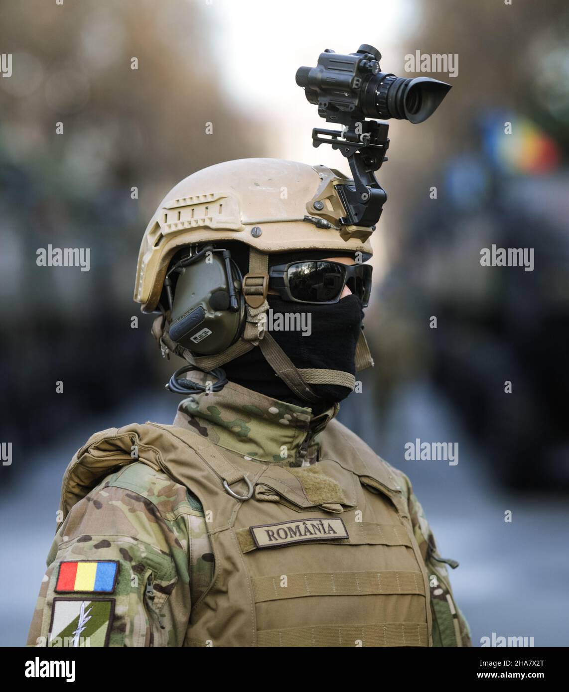 Bucharest, Romania - 1 December, 2021: Romanian army special forces ...
