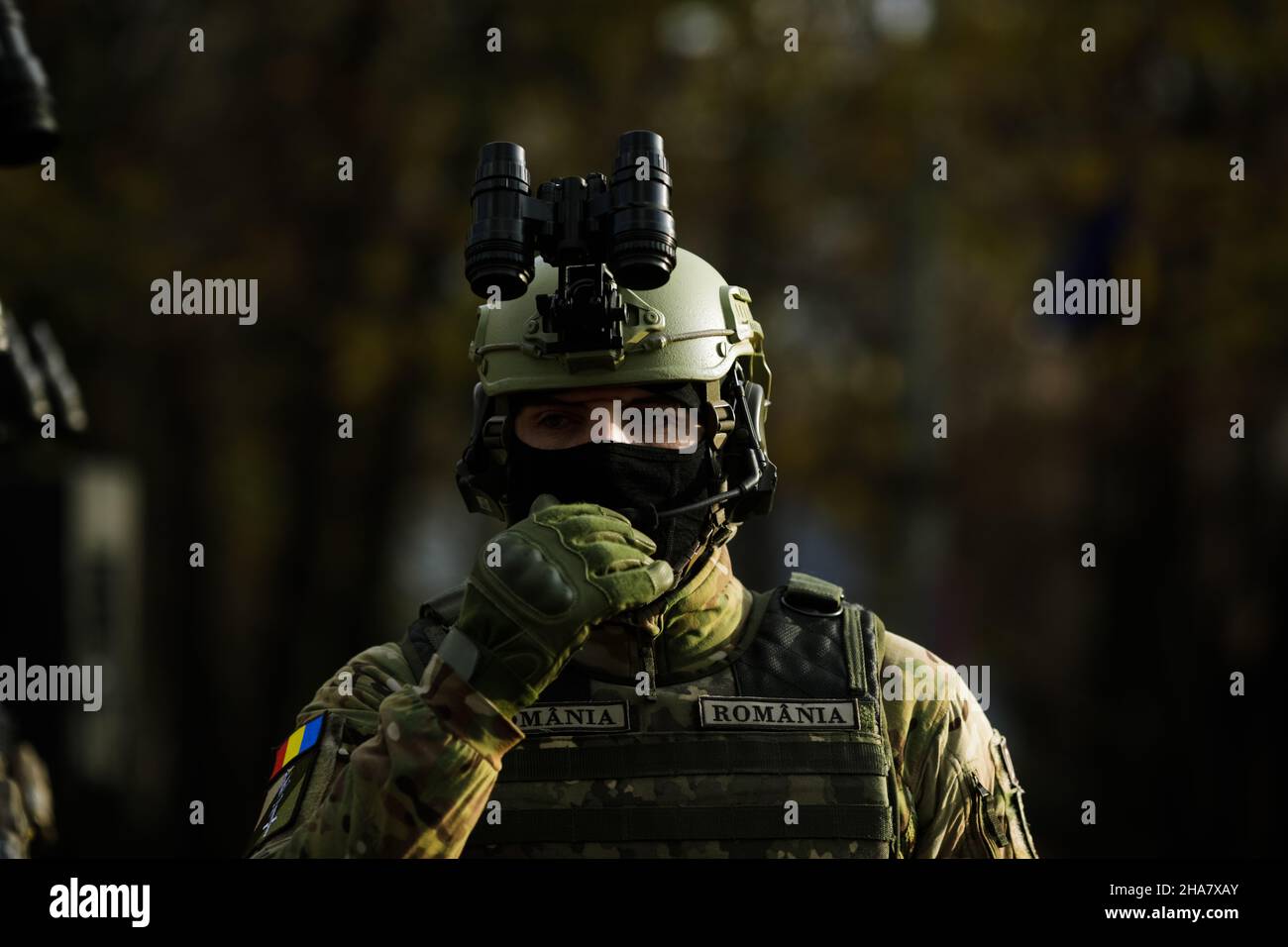 Bucharest, Romania - 1 December, 2021: Romanian army special forces ...