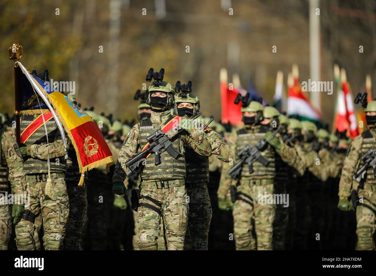 Bucharest, Romania - 1 December, 2021: Romanian army special forces ...