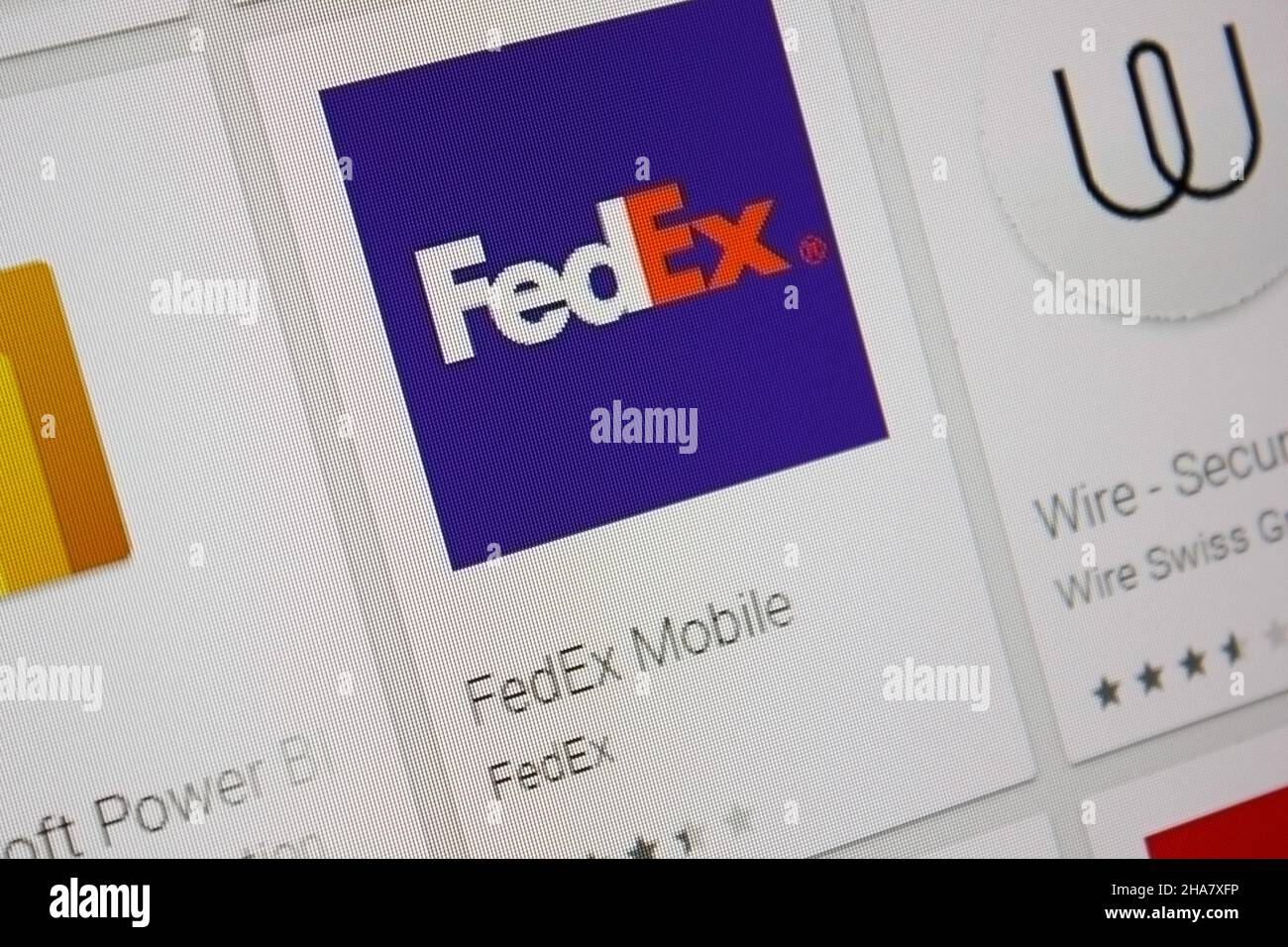 Fedex app logo hi-res stock photography and images - Alamy
