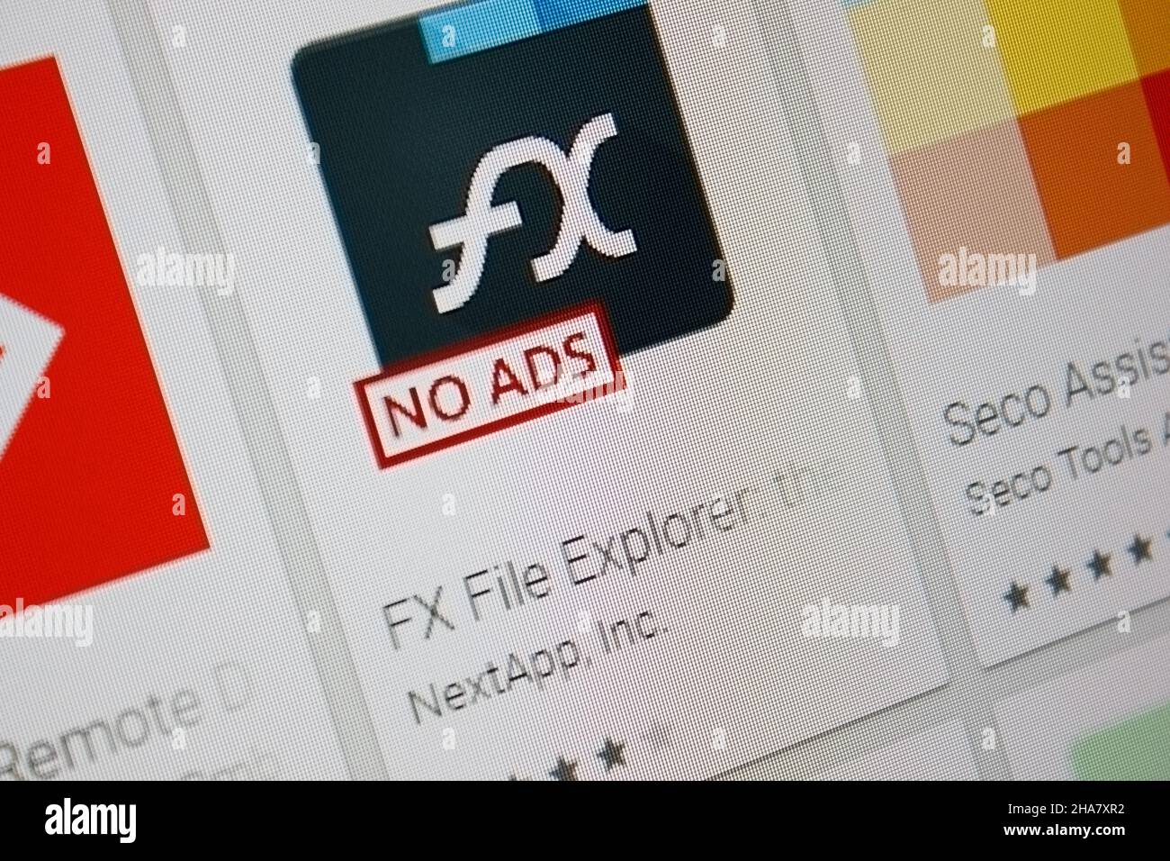 Ivanovsk, Russia - November 28, 2021: FX File Explorer app on the ...