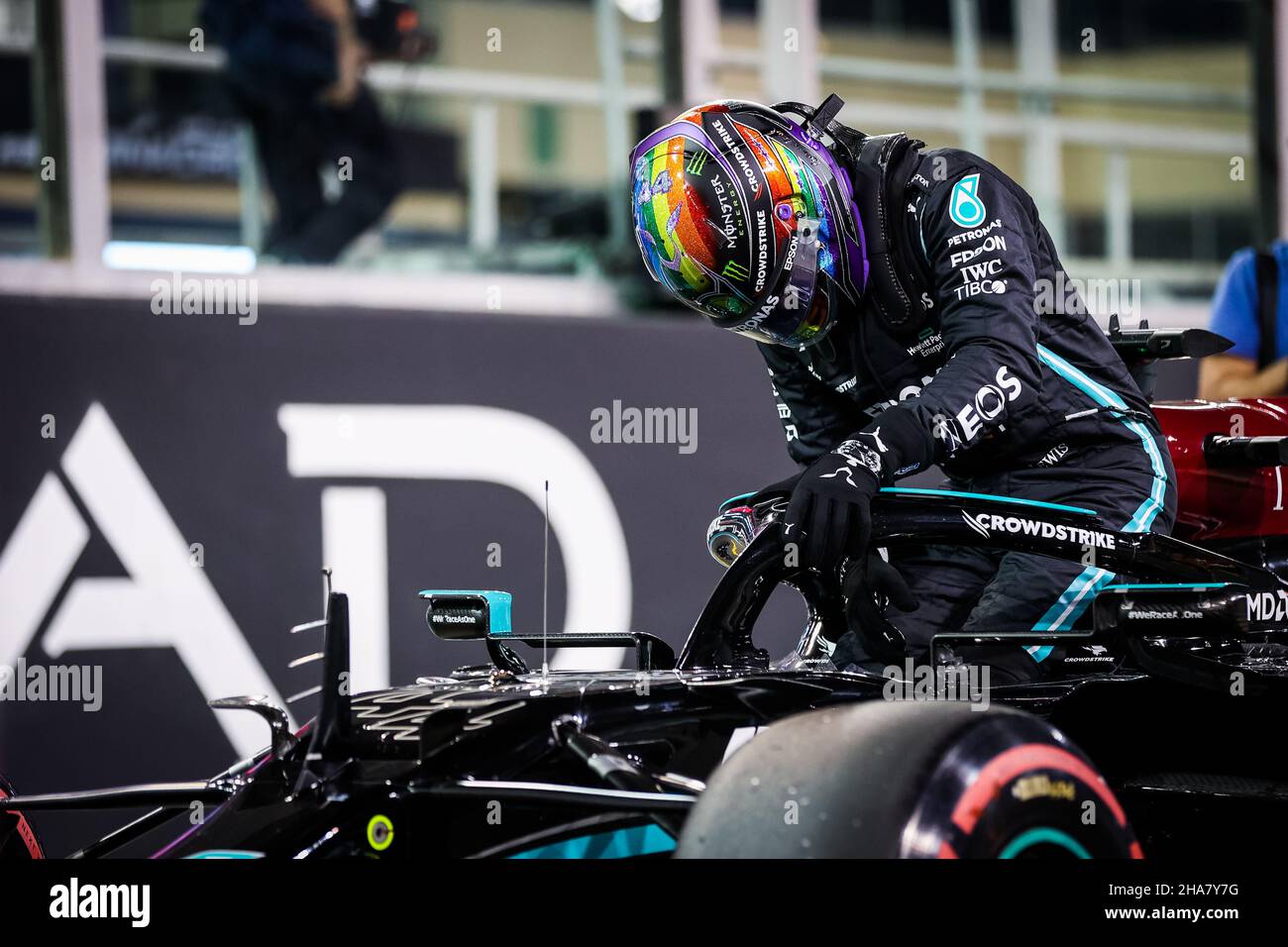 HAMILTON Lewis (gbr), Mercedes AMG F1 GP W12 E Performance, portrait ...