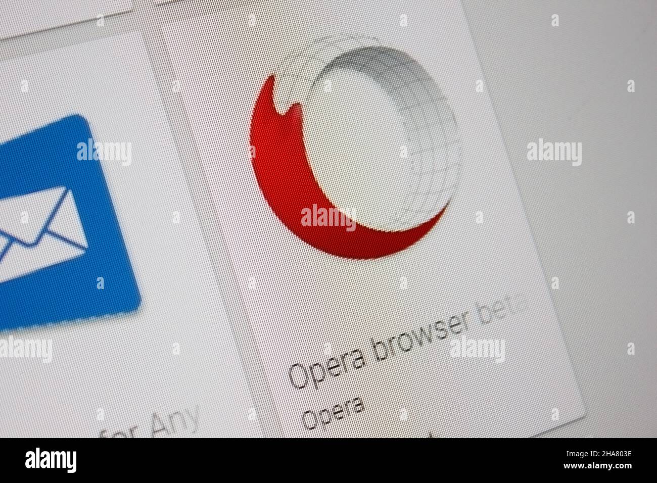 Ivanovsk, Russia - November 28, 2021: Opera Browser beta app on the ...