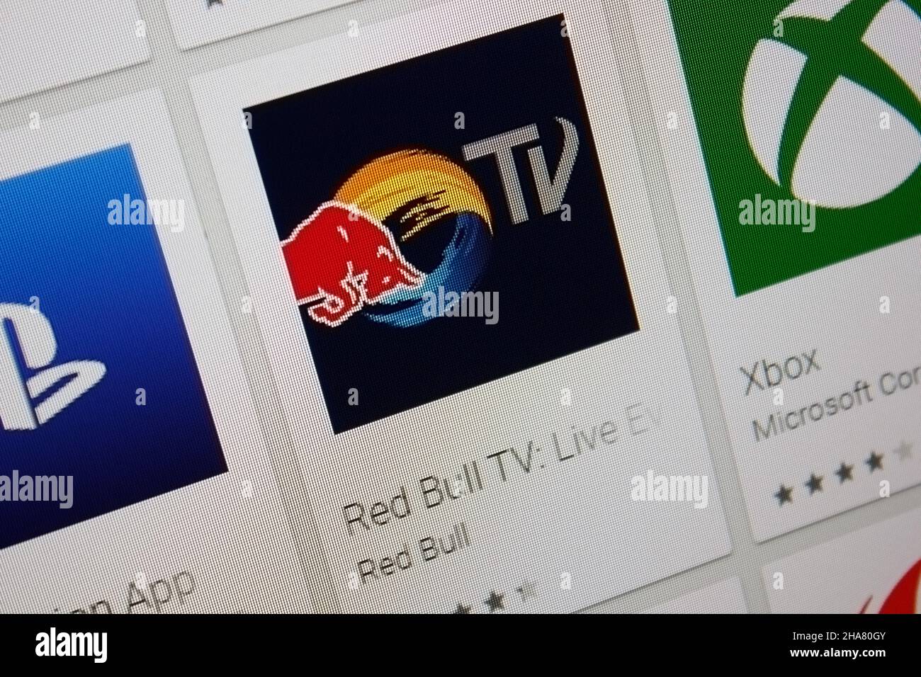 Red bull tv app hi-res stock photography and images - Alamy