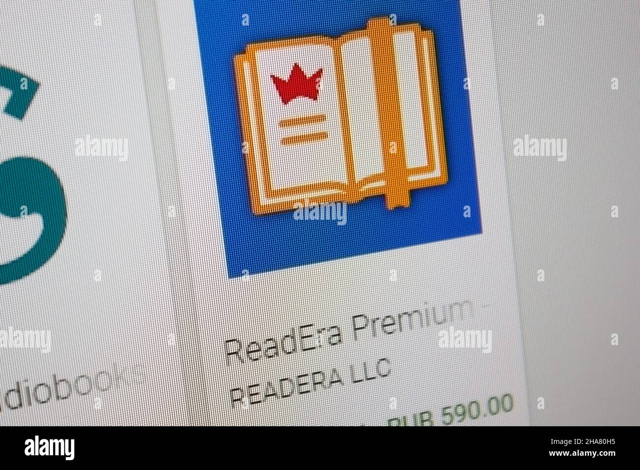 Ivanovsk, Russia - November 28, 2021: ReadEra app on the display of tablet PC Stock Photo - Alamy