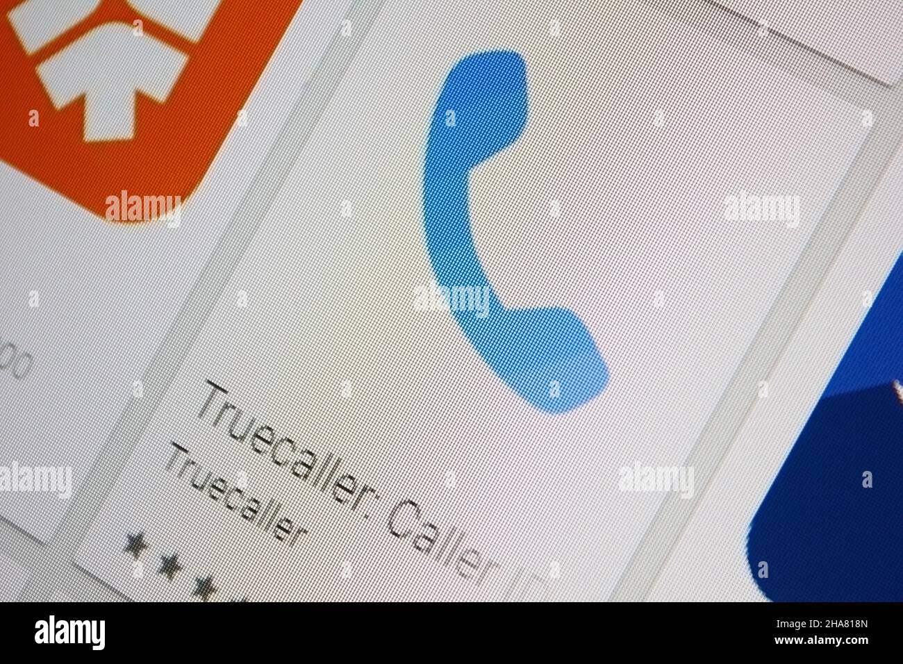 Truecaller logo hi-res stock photography and images - Alamy
