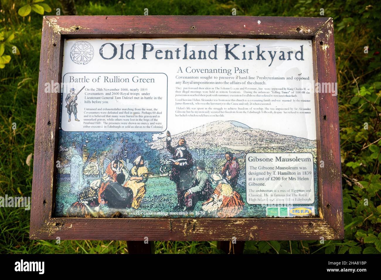Old pentland cemetery hi-res stock photography and images - Alamy