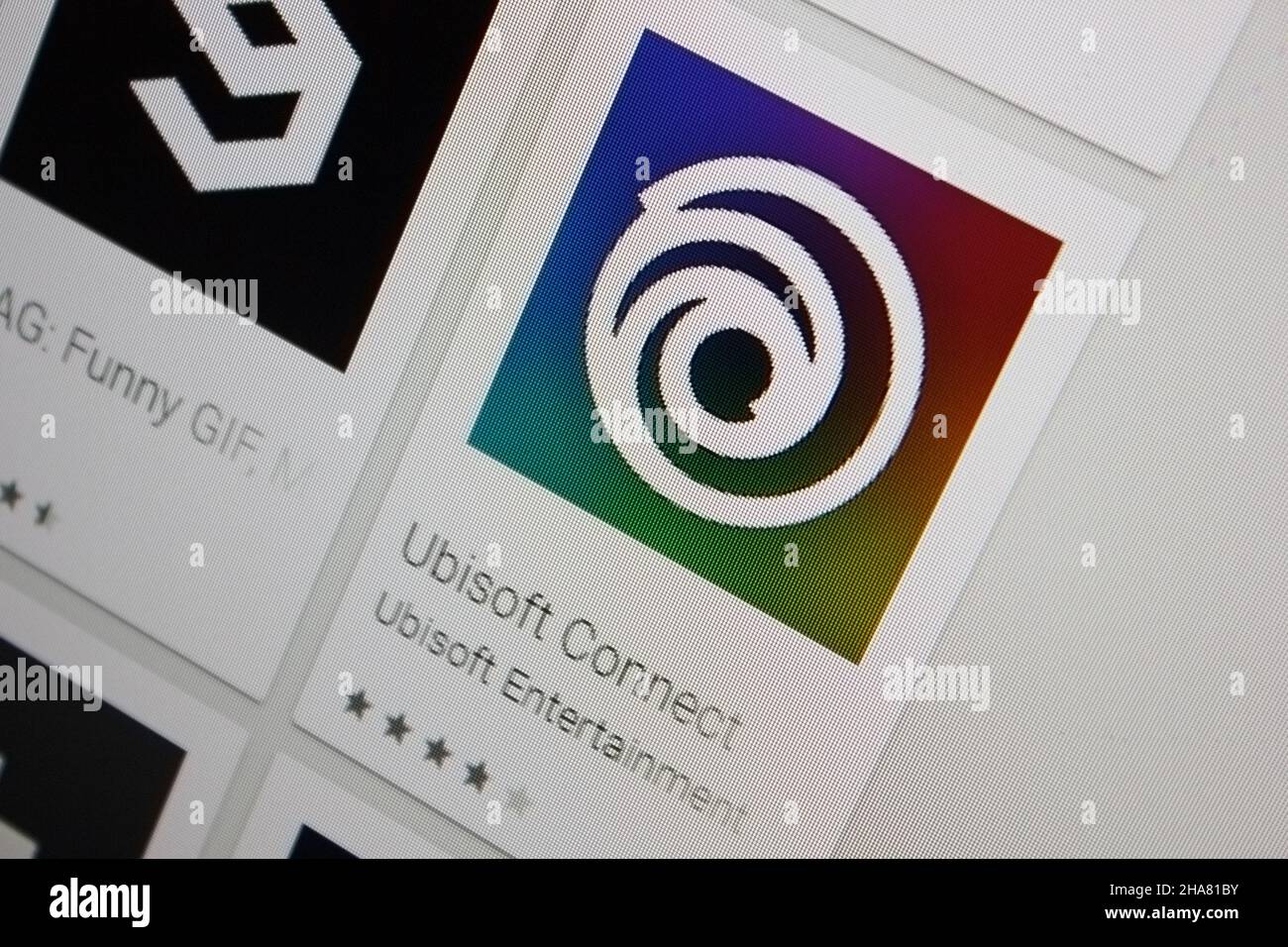 Ivanovsk, Russia - November 28, 2021: Ubisoft Connect app on the ...