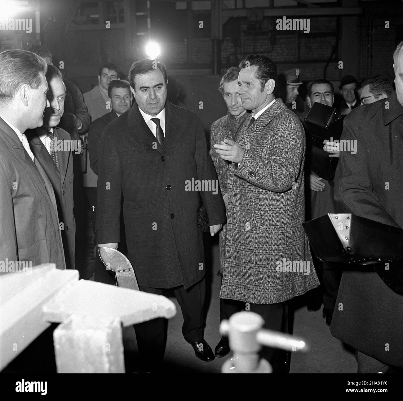 Warszawa, 1969-11-19. Wizyta delegacji partyjno-rz¹dowej Arabskiej ...