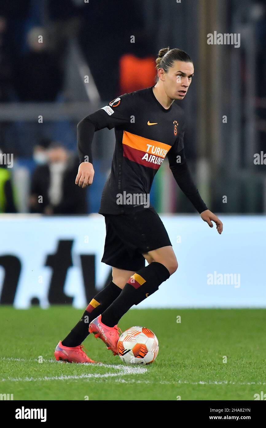 Taylan Antalyali of Galatasaray A? in action during the UEFA Europa ...