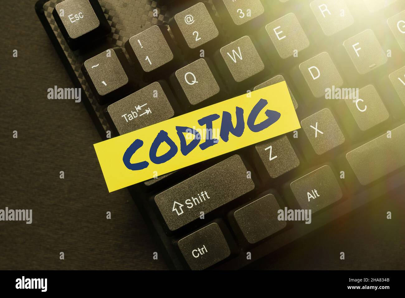 Inspiration Showing Sign Coding Business Overview Assigning Code To Something For