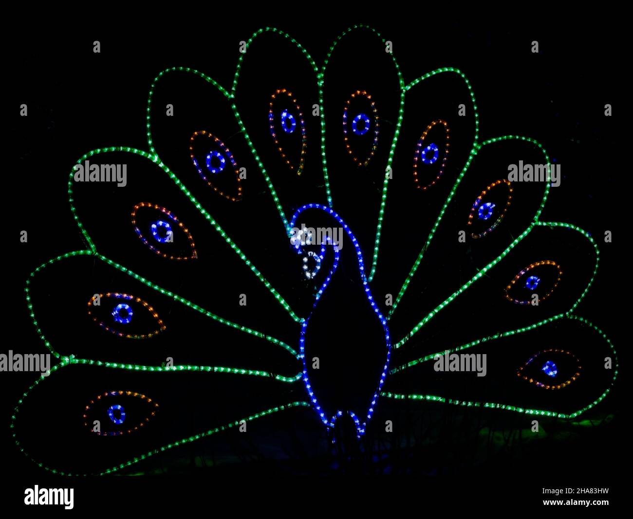Zoolights Calgary Zoo Alberta Stock Photo - Alamy