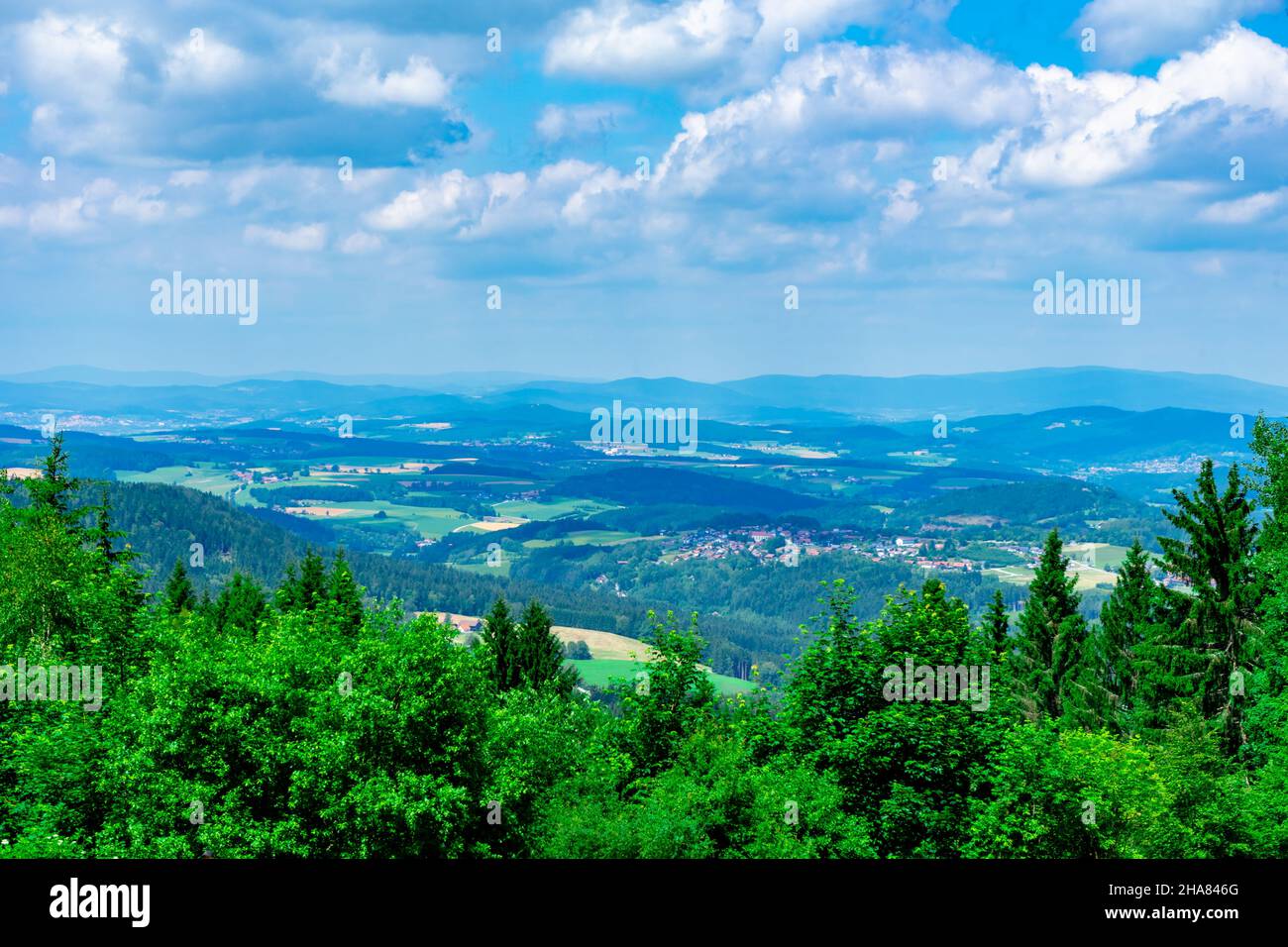 Hiking Hadriwa Highpath Bavarian Forest Lower Bavaria Stock Photo - Alamy