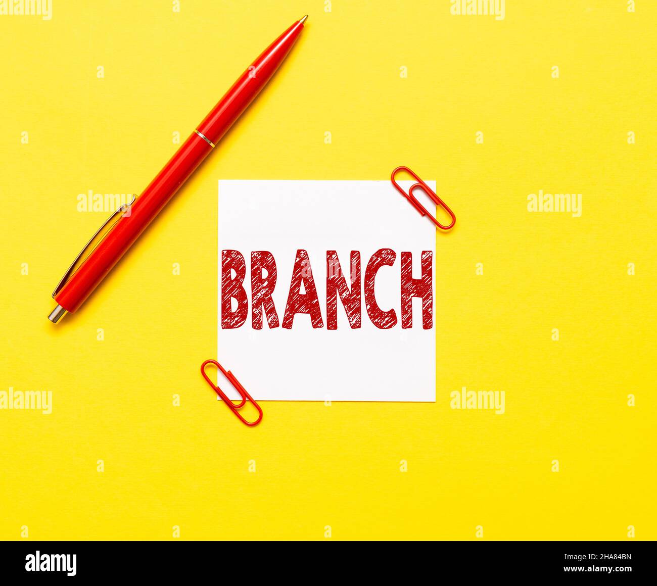 Hand writing sign Branch. Business idea a part of a tree which grows ...