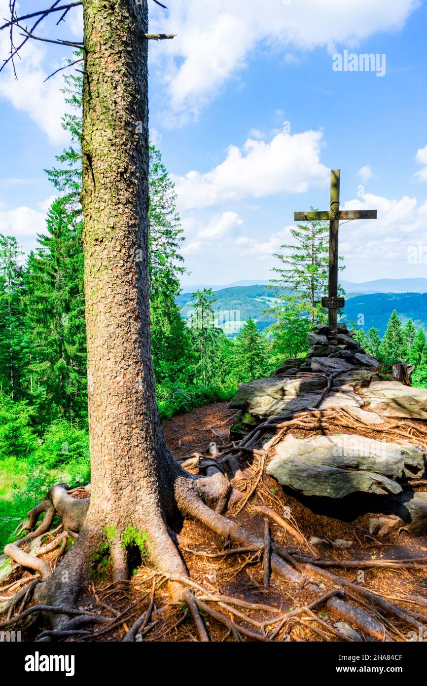 Hiking Hadriwa Highpath Bavarian Forest Lower Bavaria Stock Photo - Alamy