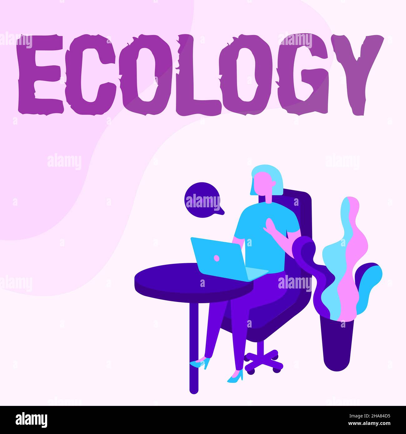 Conceptual display Ecology. Word Written on Branch of science relation ...