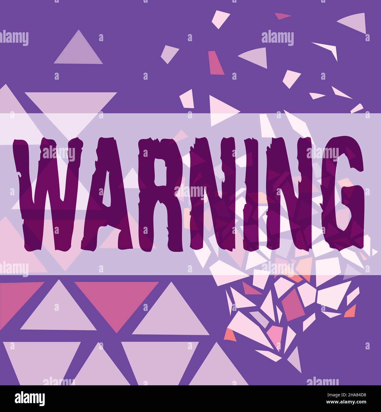 Conceptual caption Warning. Internet Concept Advice Sign for possible ...