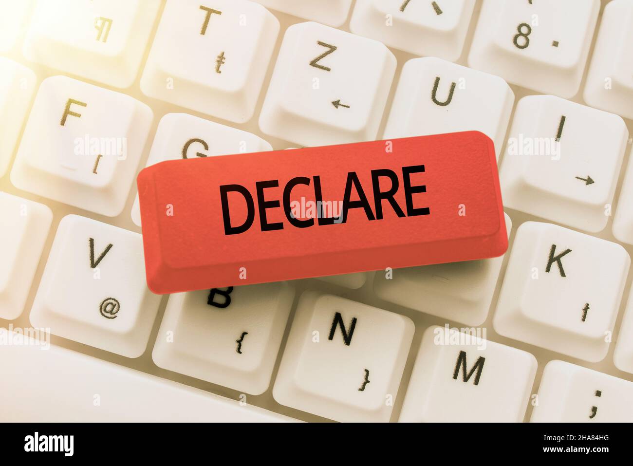 Writing displaying text Declare. Word for make known or state clearly ...