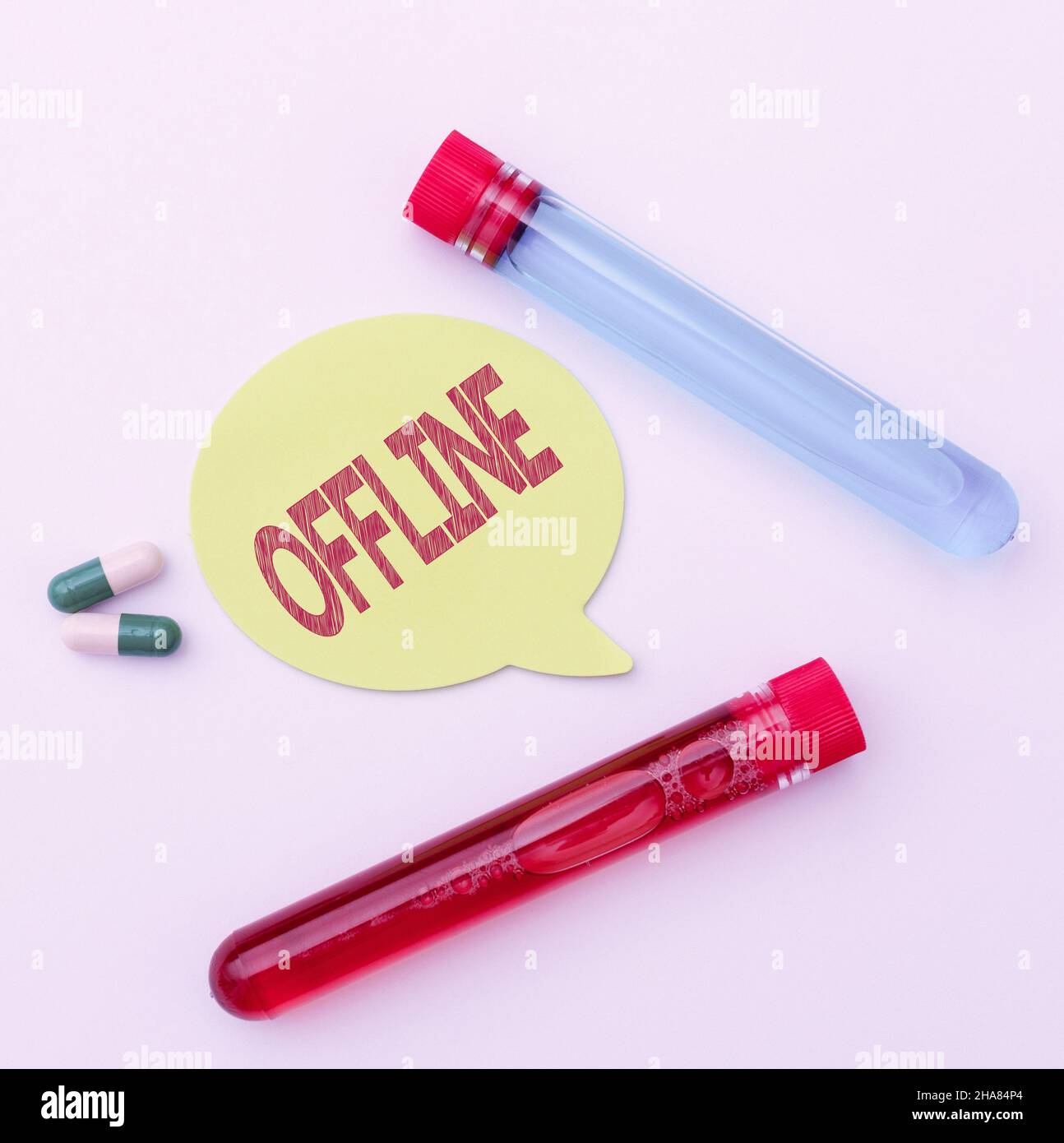 Writing displaying text Offline. Business showcase Not having directly ...