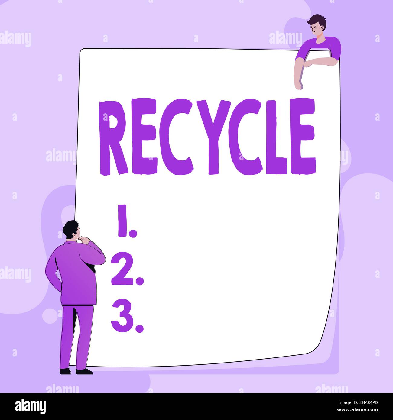 Hand writing sign Recycle. Internet Concept ocess of converting waste ...