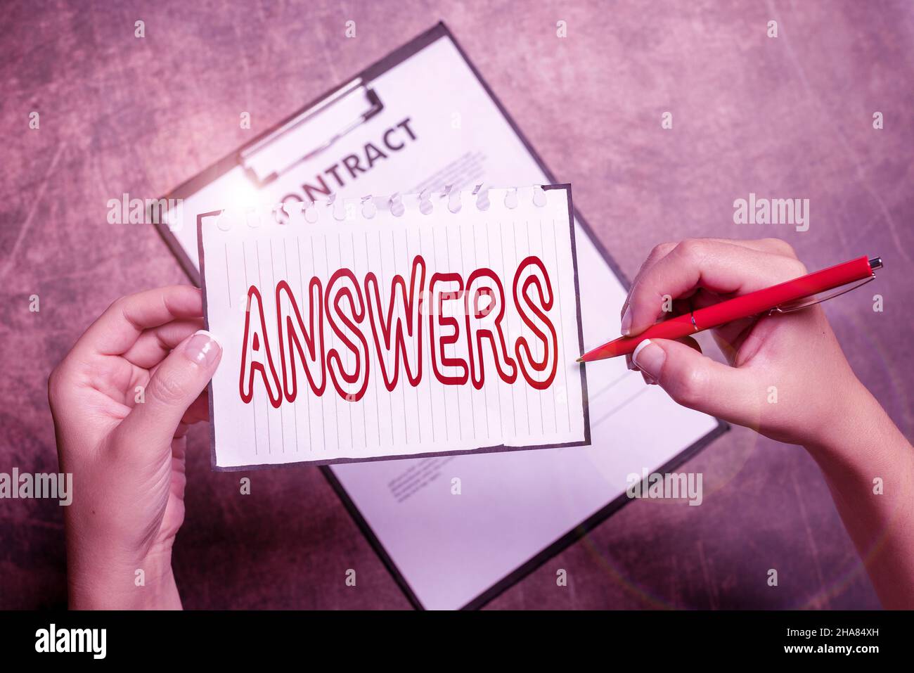 Conceptual display Answers. Business approach Reactions responses to ...