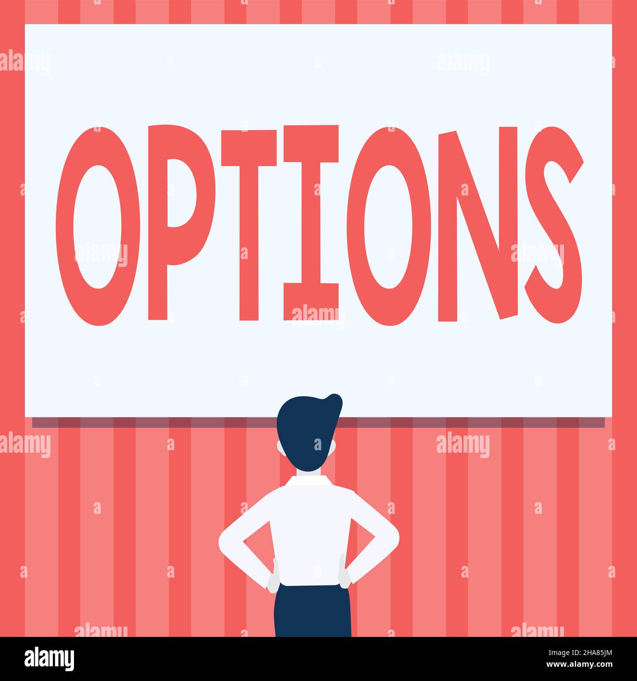 Sign displaying Options. Business concept the opportunity or ability to ...