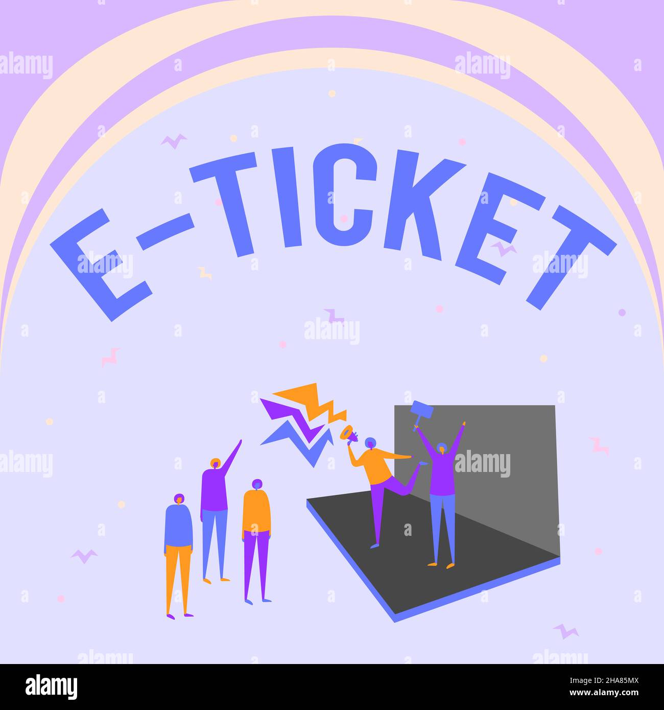 Handwriting text E Ticket. Business concept Digital ticket that is as ...