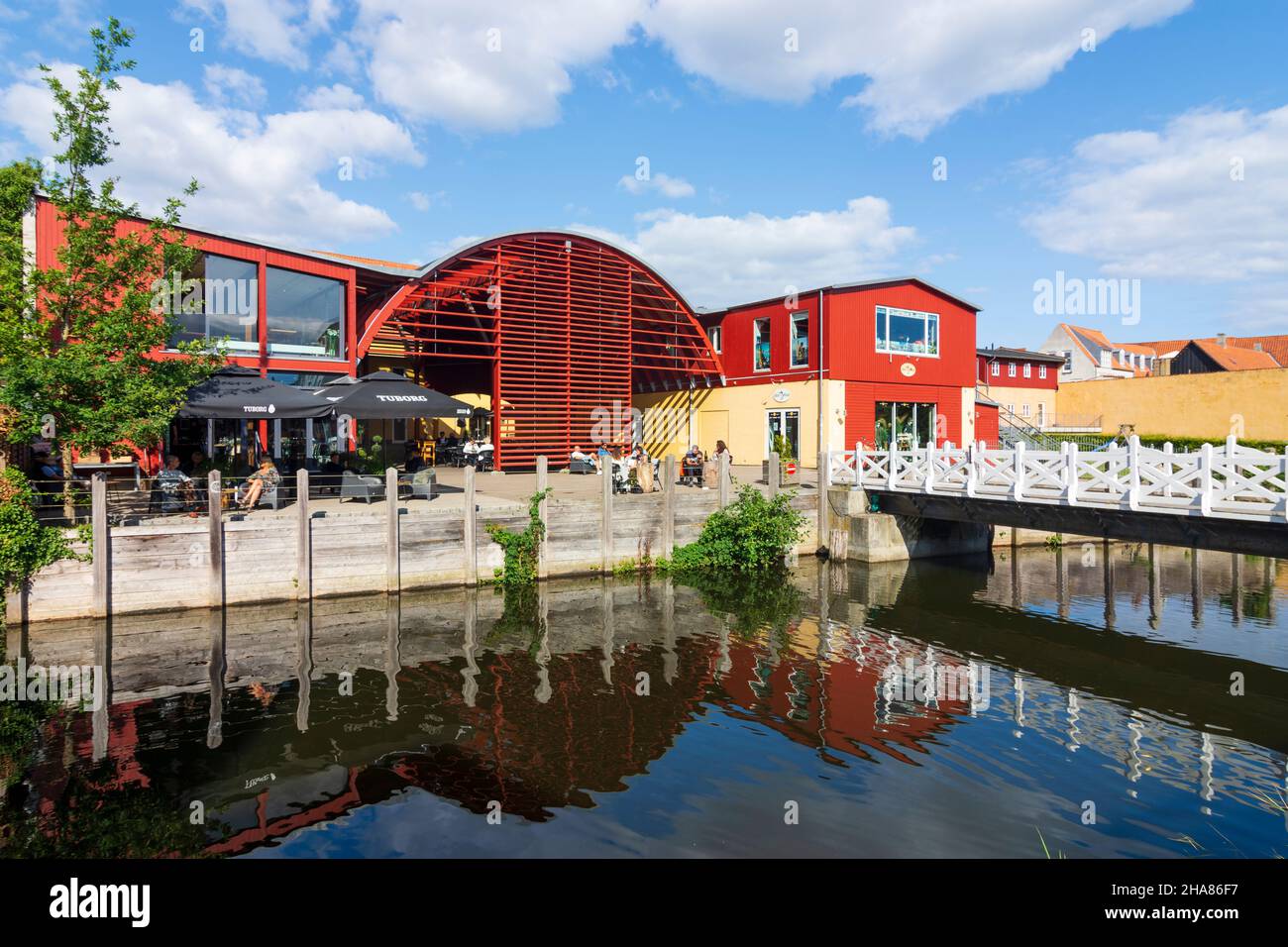 Koege: Koege A stream, restaurant, in Koege, Zealand, Sealand ...