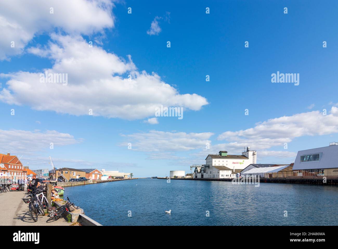 Koege: harbour, in Koege, Zealand, Sealand, Sjaelland, Denmark Stock ...
