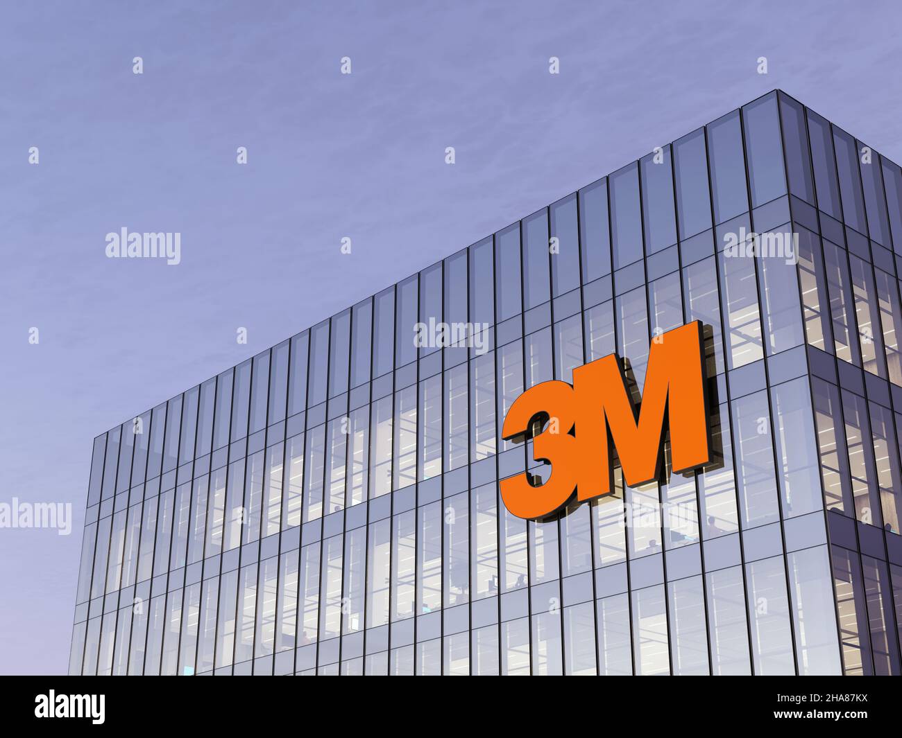 Saint Paul, MN, USA. October 17, 2021. Editorial Use Only, 3D CGI. 3M ...