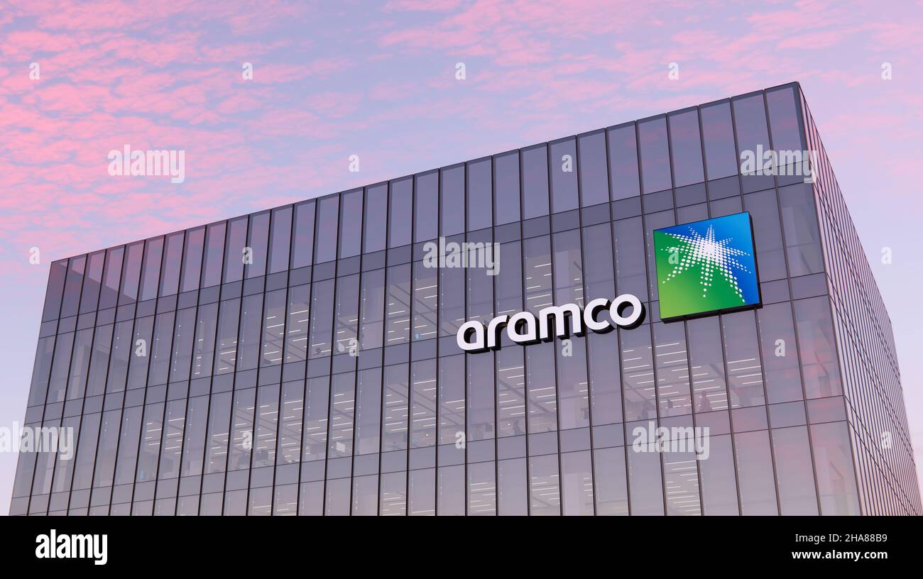 Dhahran, Saudi Arabia. October 14, 2021. Editorial Use Only, 3D CGI ...